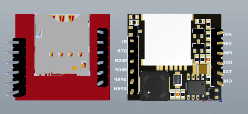 Module SIM 4G A7680C - AHTLAB